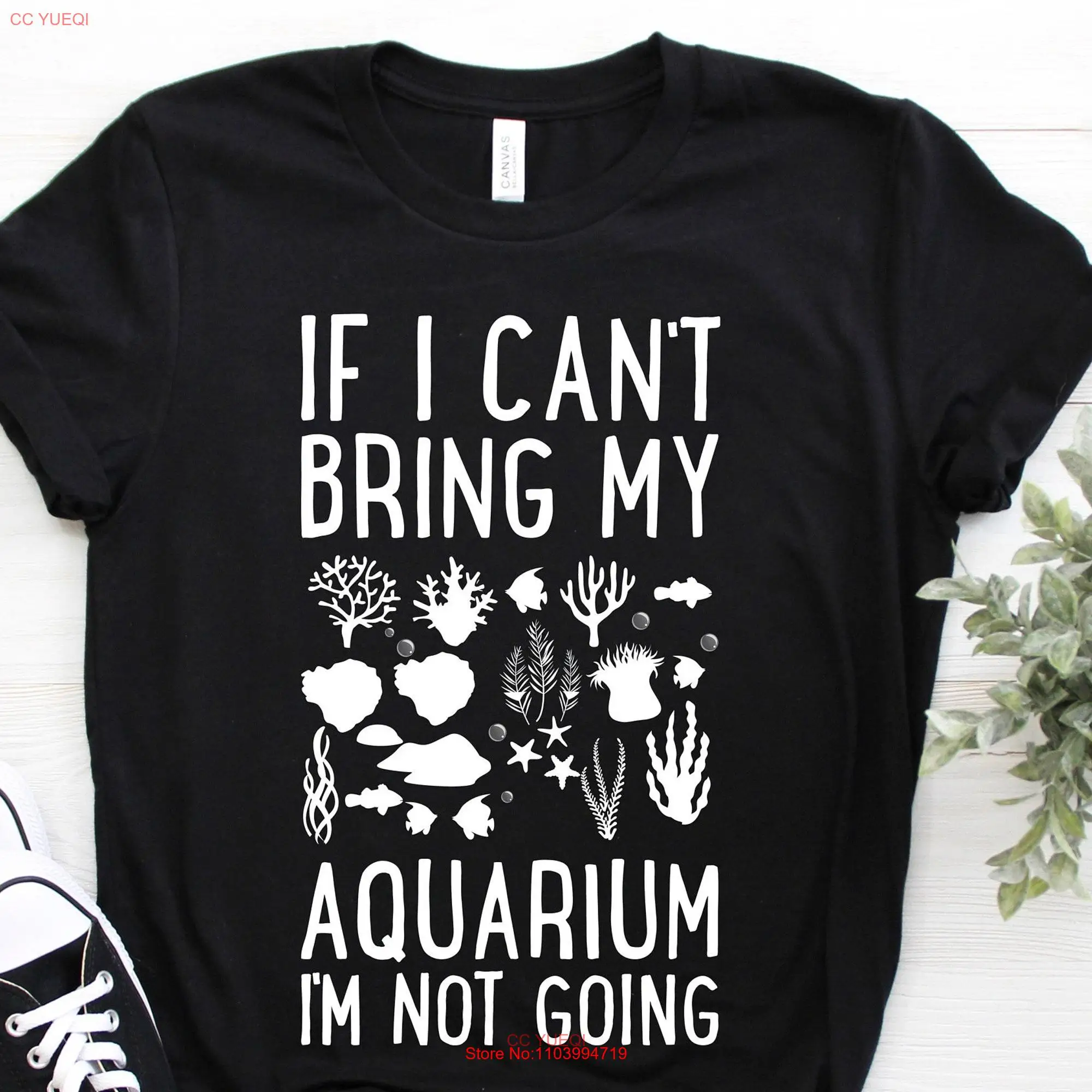 Fishkeeper-T-Shirt-Funny-Aquarium-Fish-Tank-Lover-AquarisT-long-or ...