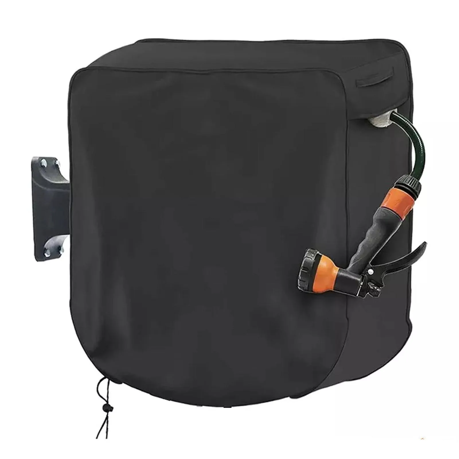 New Portable Garden Hose Reel Cover Retractable Wall Mounted Oxford ...