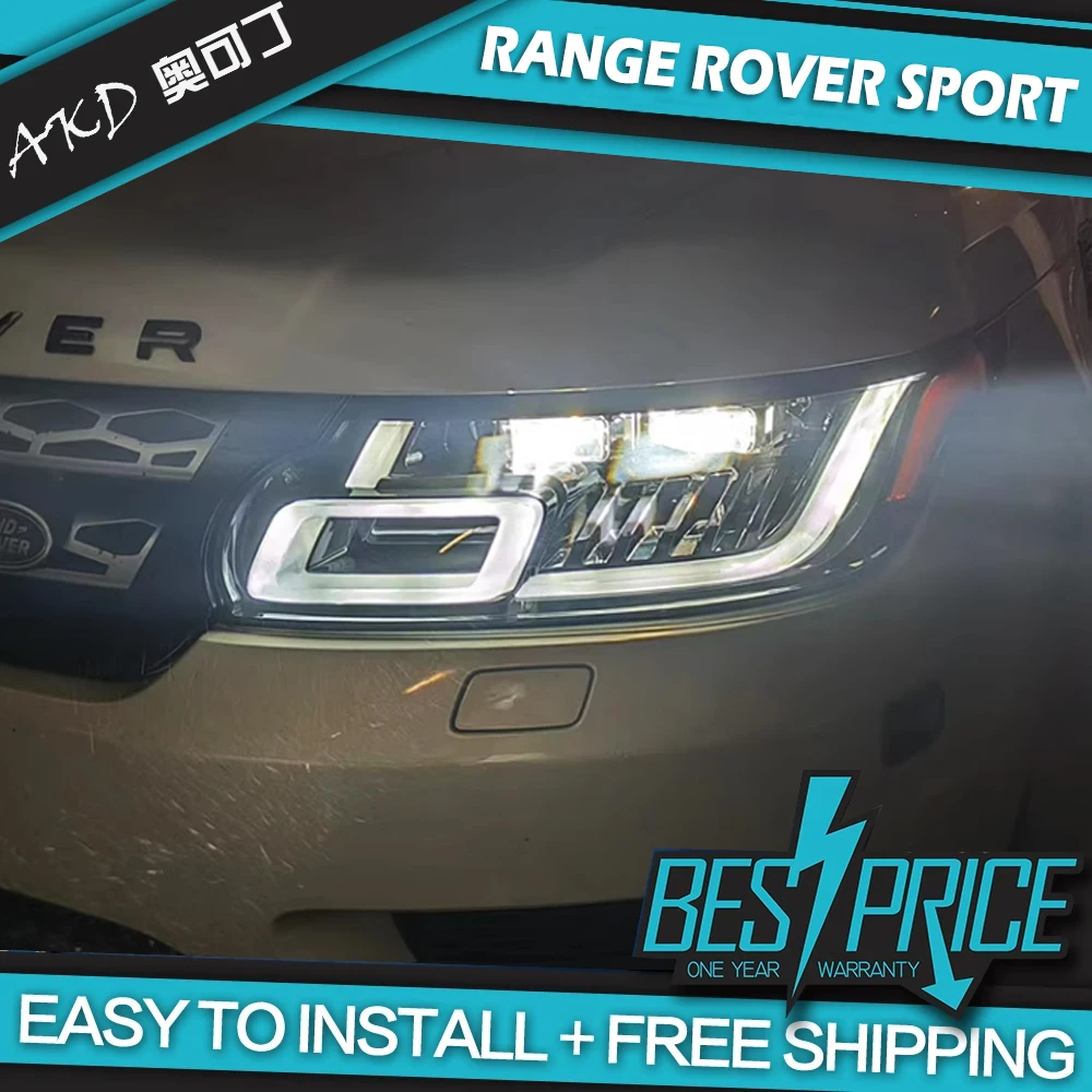 Car-Lights-For-Range-Rover-Sport-LED-Headlight-Projector-Lens-2013-2018 ...
