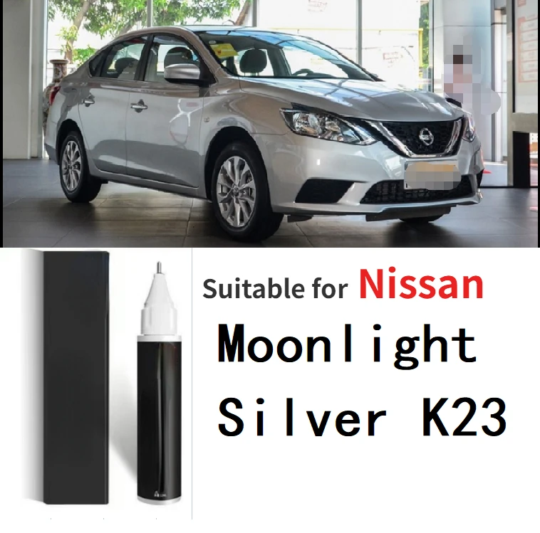 Scratch-repair-pen-Suitable-for-Nissan-Moonlight-Silver-K23-paint ...