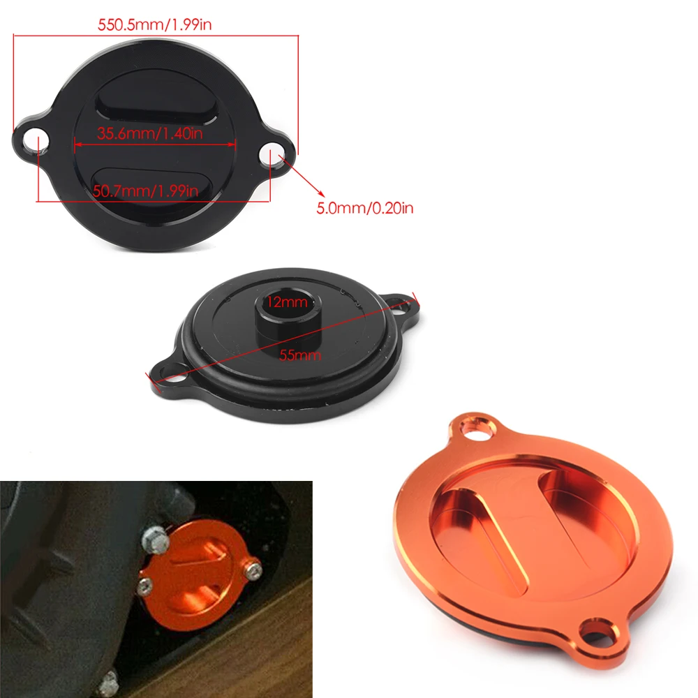 Motorcycle CNC Oil Filter Cover Cap For DUKE 690 790 990 1090 ADVENTURE ...