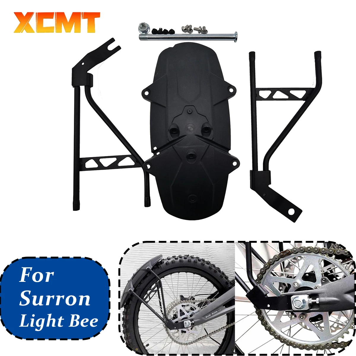 Electric-Motocross-Rear-Fender-Mudguard-Mudflaps-Rear-Wheel-Guard-Cover ...