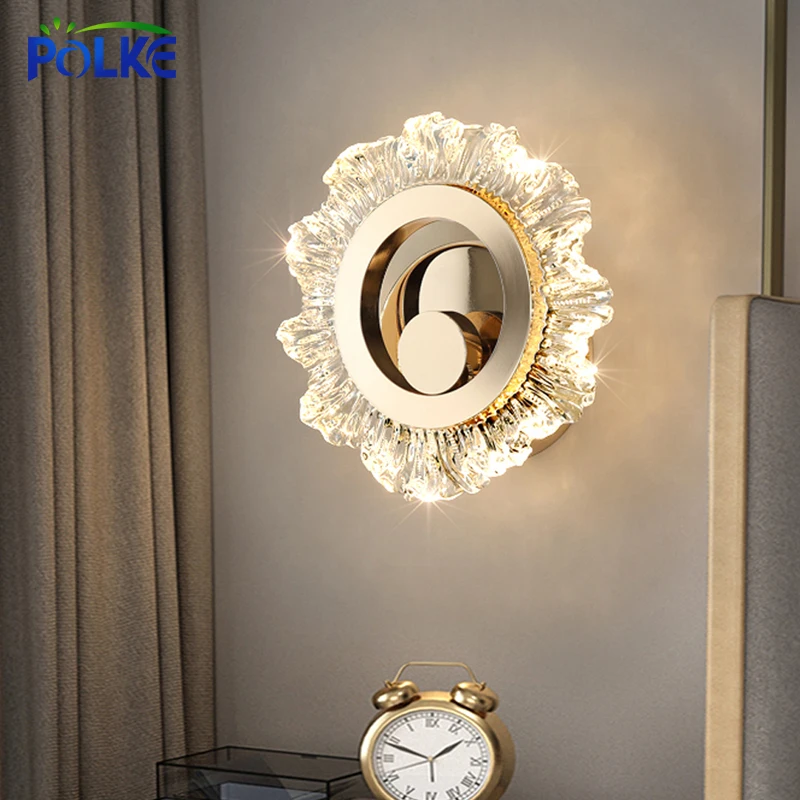 LED Sun Shape Wall Lamp Nordic Indoor Lighting For Home Bedside Lamps ...