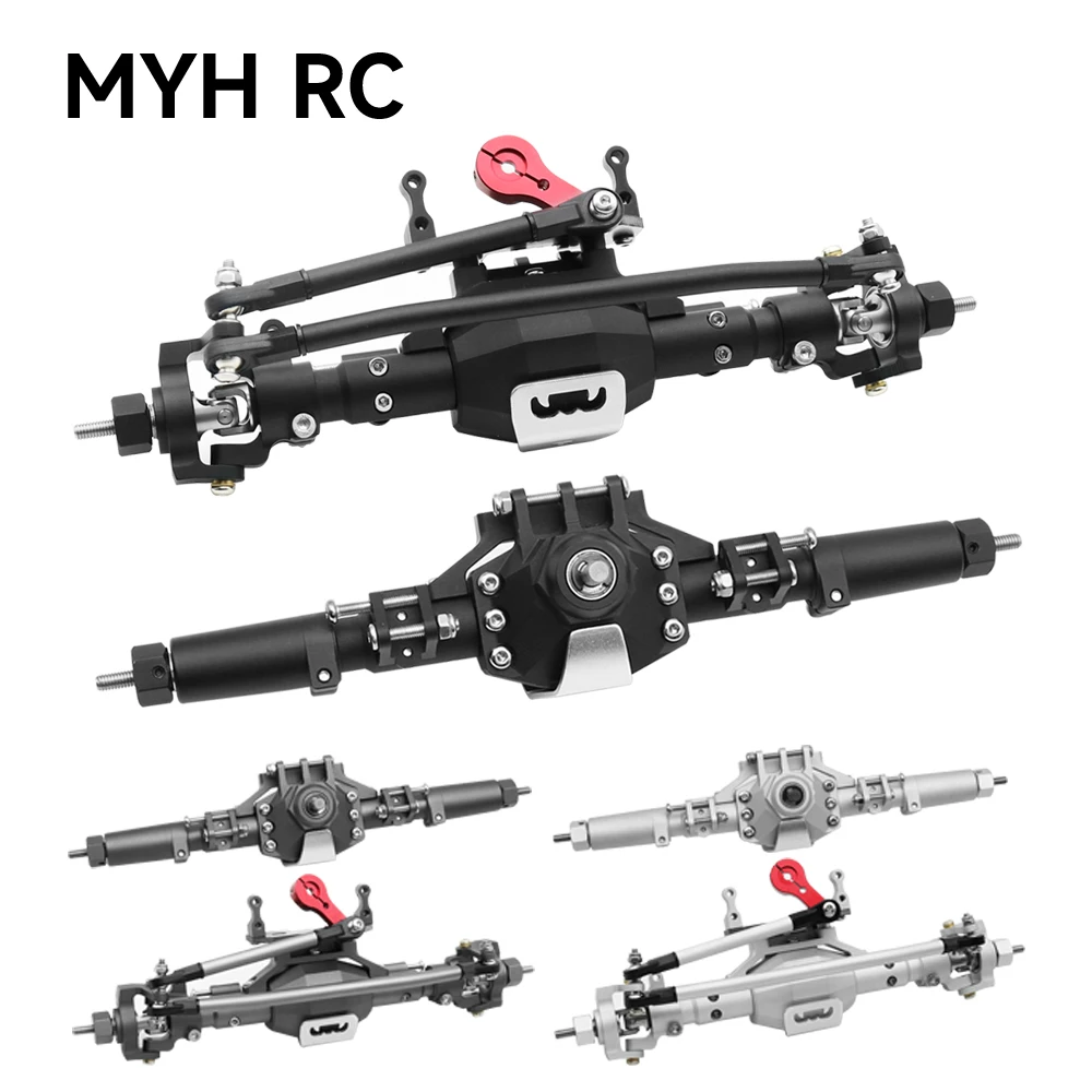 Metal-Diamond-Shaped-Aluminum-Alloy-Complete-Front-Rear-Axle-for-1-10 ...