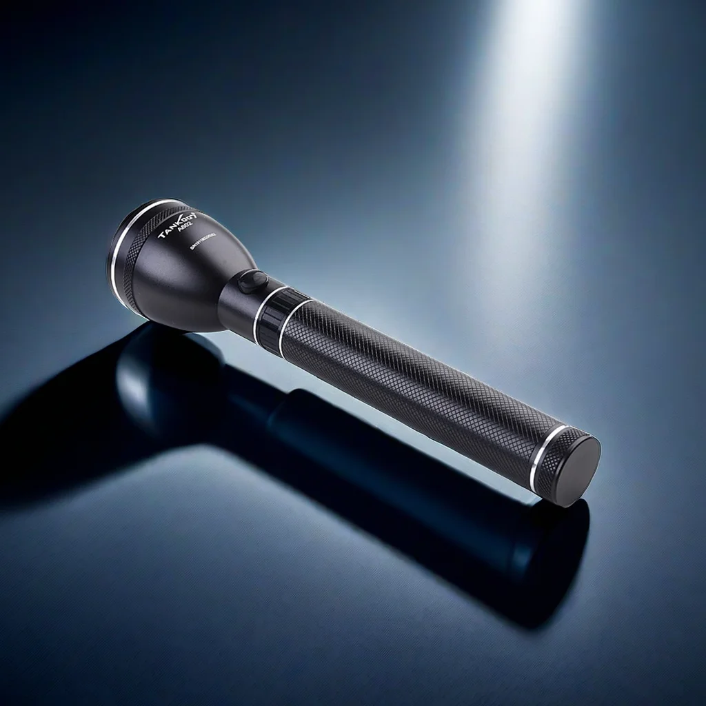 TANK007-A602-High-power-long-battery-life-flashlight-2-18650 ...
