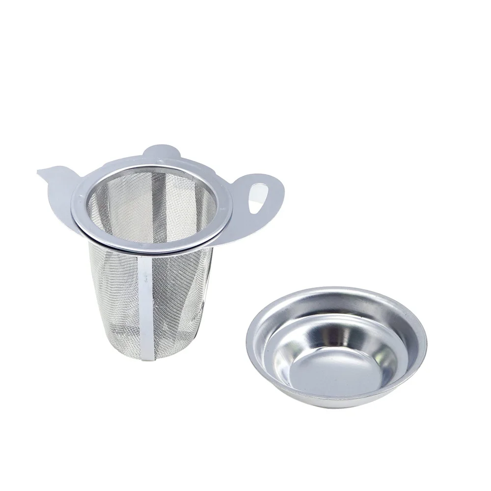 1-Set-Stainless-Steel-Tea-Strainer-Infusers-with-Drip-Bowl-Fine-Mesh ...