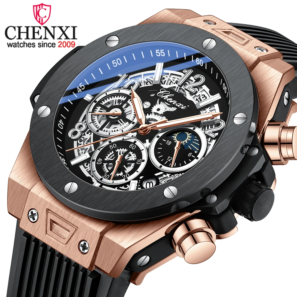 CHENXI-Men-Watch-Fashion-Business-Chronograph-Luminous-Waterproof-Military-Wristwatch-Men-s ...