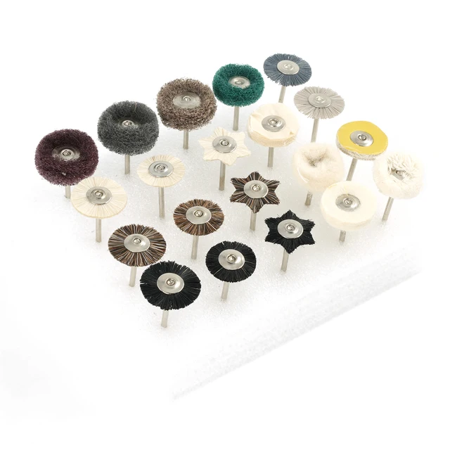 20pcs/Box WELLCK Dental Polishing Brush HP Kit Leather Buff Brush ...