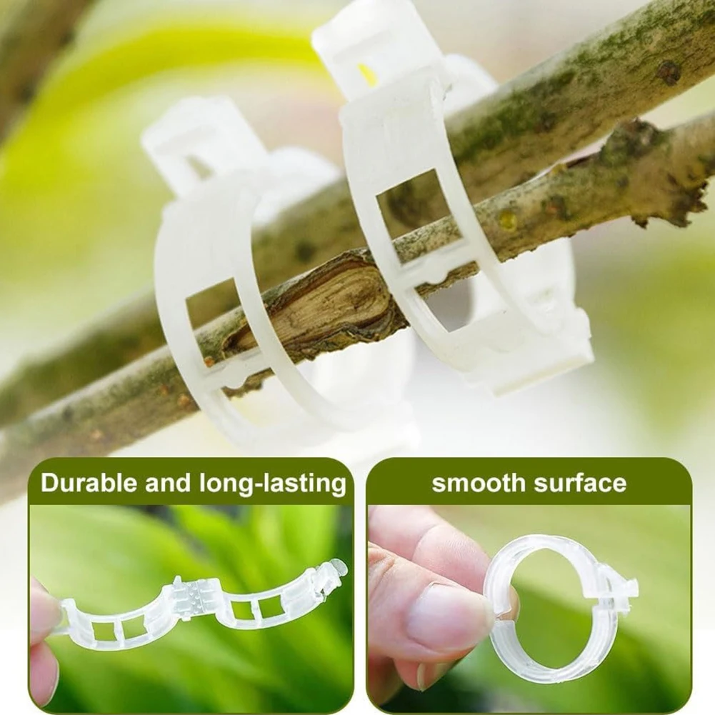 600pcs-Secured-Climbing-Plant-Clips-Plastic-Fixing-Garden-Clamps-For ...