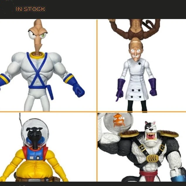 1-12-Pdna-Earthworm-Jim-Action-Figure-Psy-Crow-Bob-The-Killer-Anime ...