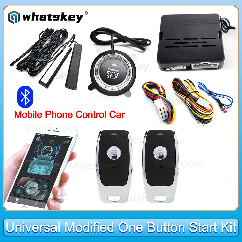 Universal-Car-Alarm-Auto-Start-Stop-System-Remote-Start-Entry-Keyless ...