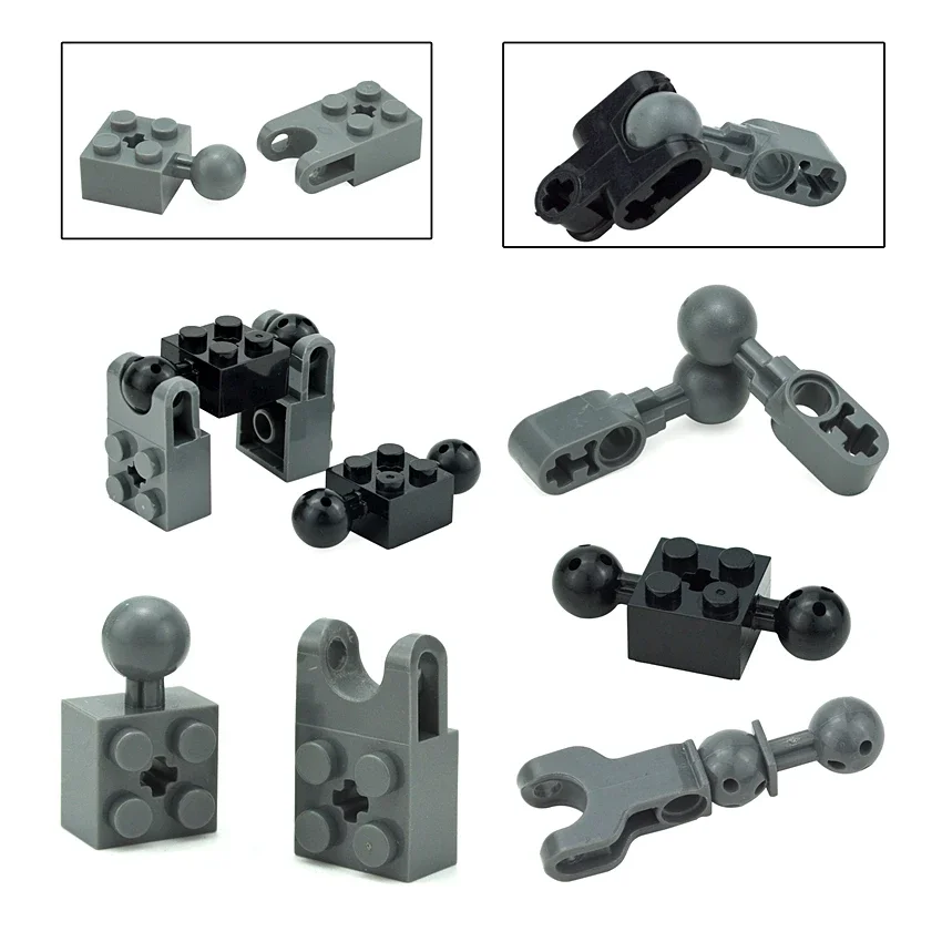 Technical MOC Joint Parts With Ball Connector Building Blocks ...