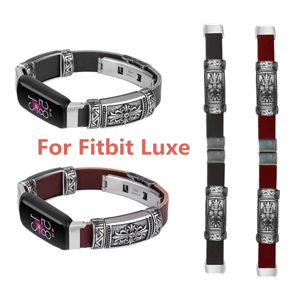 Band Straps for Fitbit Luxe Smart Bracelet Retro DIY Replacement ...