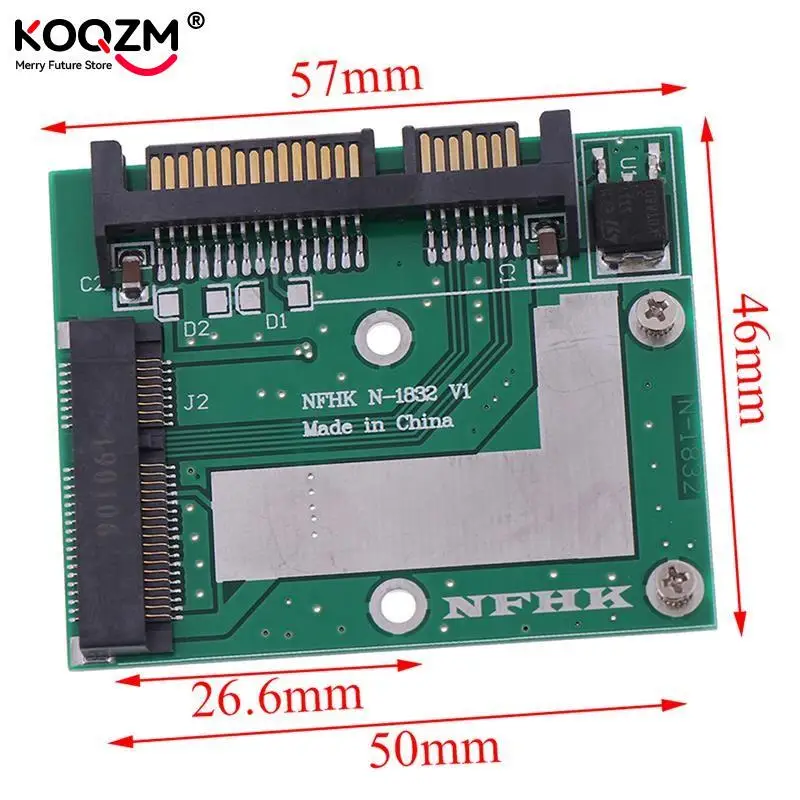 MSATA-SSD-To-2-5-SATA-6-0gps-Adapter-Converter-Card-Module-Board-Mini ...
