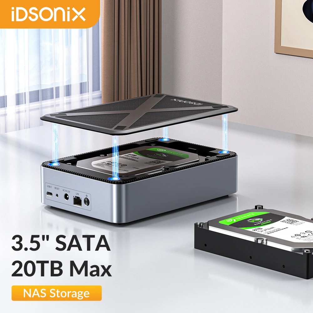 iDsonix-Network-Storage-with-3-5-inch-SATA-HDD-Hard-Drive-Enclosure-NAS ...