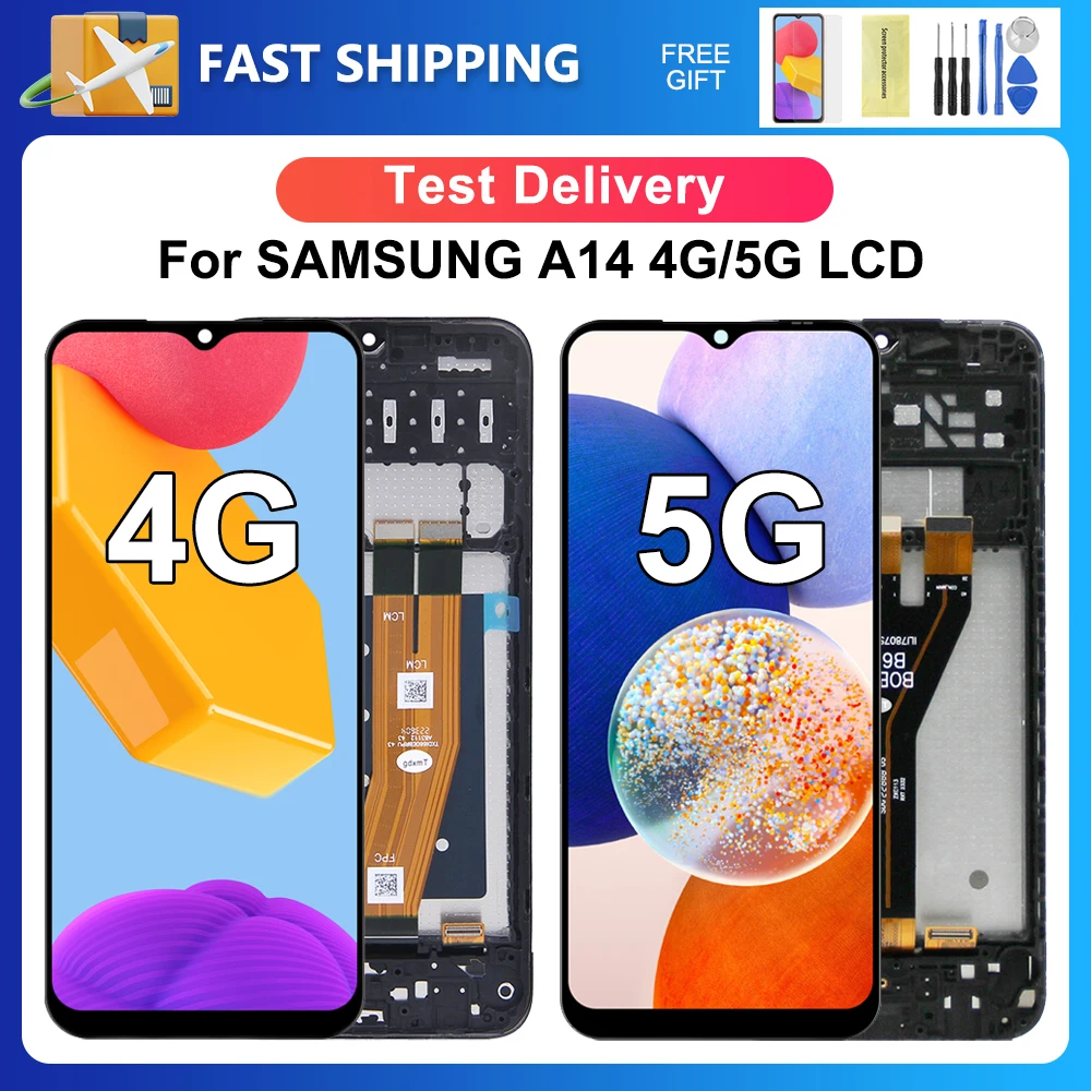 OEM For Samsung A14 4G 5G 6.6''For A14 A145F A145P A146B A146P A146U ...
