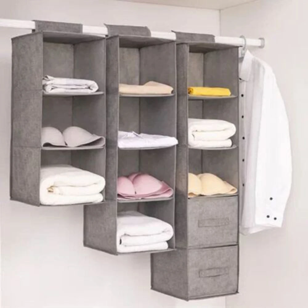 Wardrobe-Hanging-Storage-Bag-Interlayer-Drawer-Type-Clothes-Hangers ...