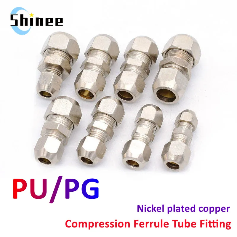 Compression-Ferrule-Tube-Fitting-4-6-8-10-12-14mm-Brass-Pipe-Double ...