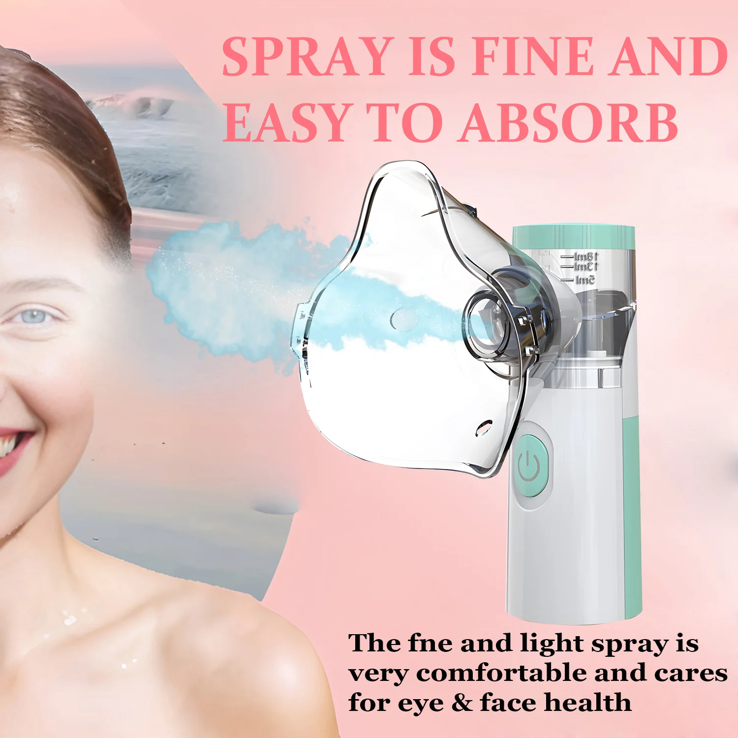 Mini Humidifier Facial Steamer Device Beauty Spray Hydrating Apparatus ...