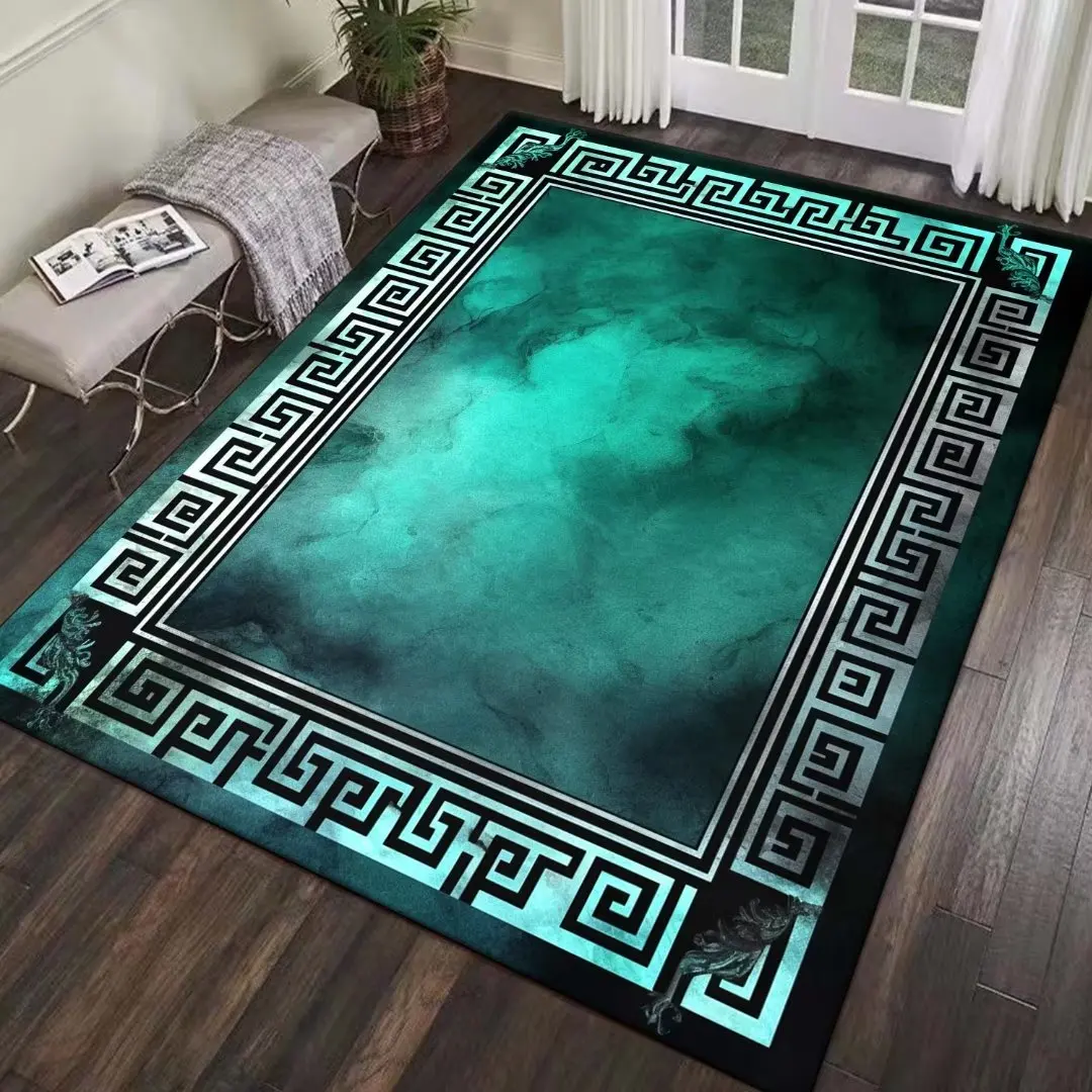 Modern-Green-Carpet-for-Living-Room-Large-Size-Bedroom-Bedside-Area-Rug ...