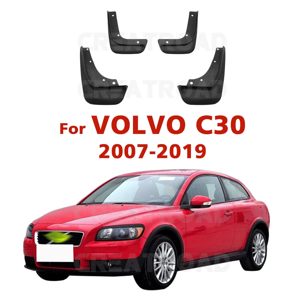 For VOLVO C30 (Without Painted Seals) 2007-2019 Fender Mudguard Mud ...