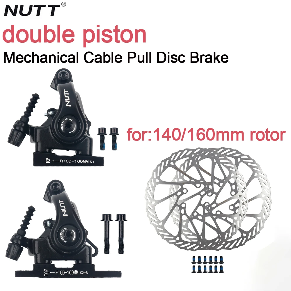 NUTT S7 MTB Brakes Mountain Bike Dual Piston Drive Disc Brake Caliper ...