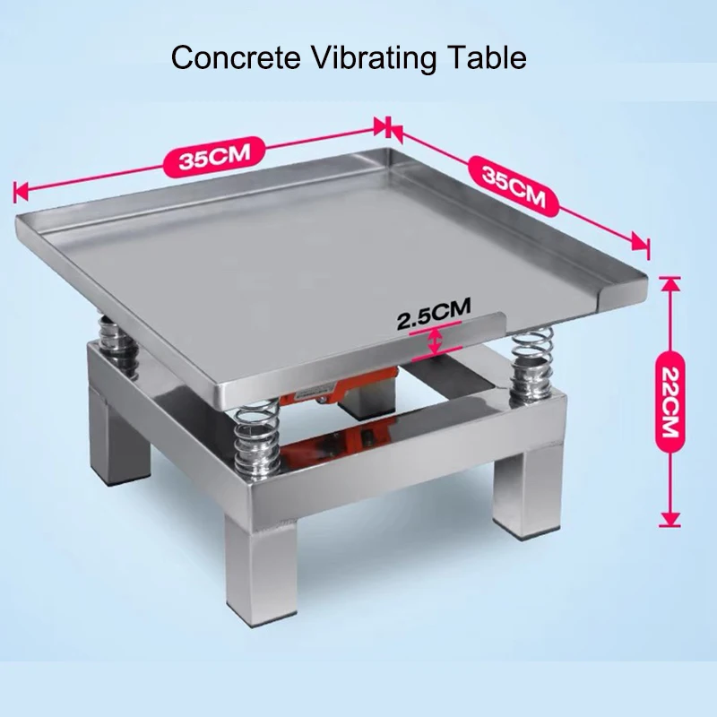 Stainless-Steel-Mini-Vibration-Table-3000rpm-Concrete-Vibrating-Table ...