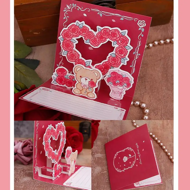 3D Cards For Valentines Day 3D Cards Birthday Card Wedding Card Gift ...