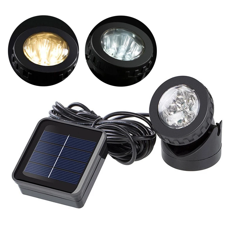 Solar-Underwater-Lights-Garden-Pool-Yard-Landscape-Spotlights-For ...