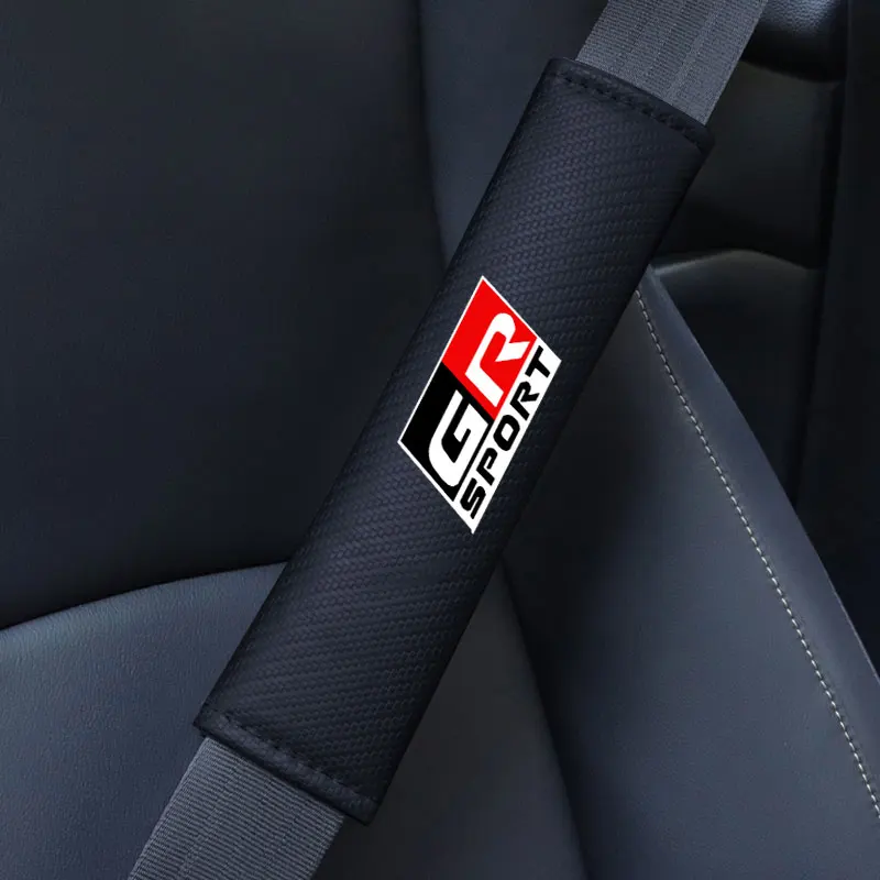 New-Car-Seat-Belts-Shoulder-Pad-Sets-of-Solid-For-Toyota-GR-Sport-Gazoo ...