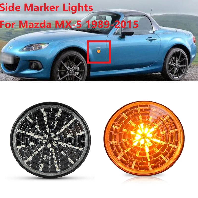 2Pcs Led Dynamic Blinker Indicator Side Marker Turn Signal Light ...