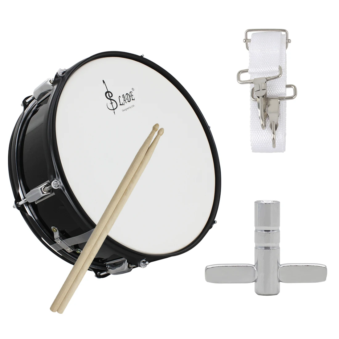 SLADE-Juego-de-tambor-Snare-de-acero-inoxidable-instrumento-de-percusi ...