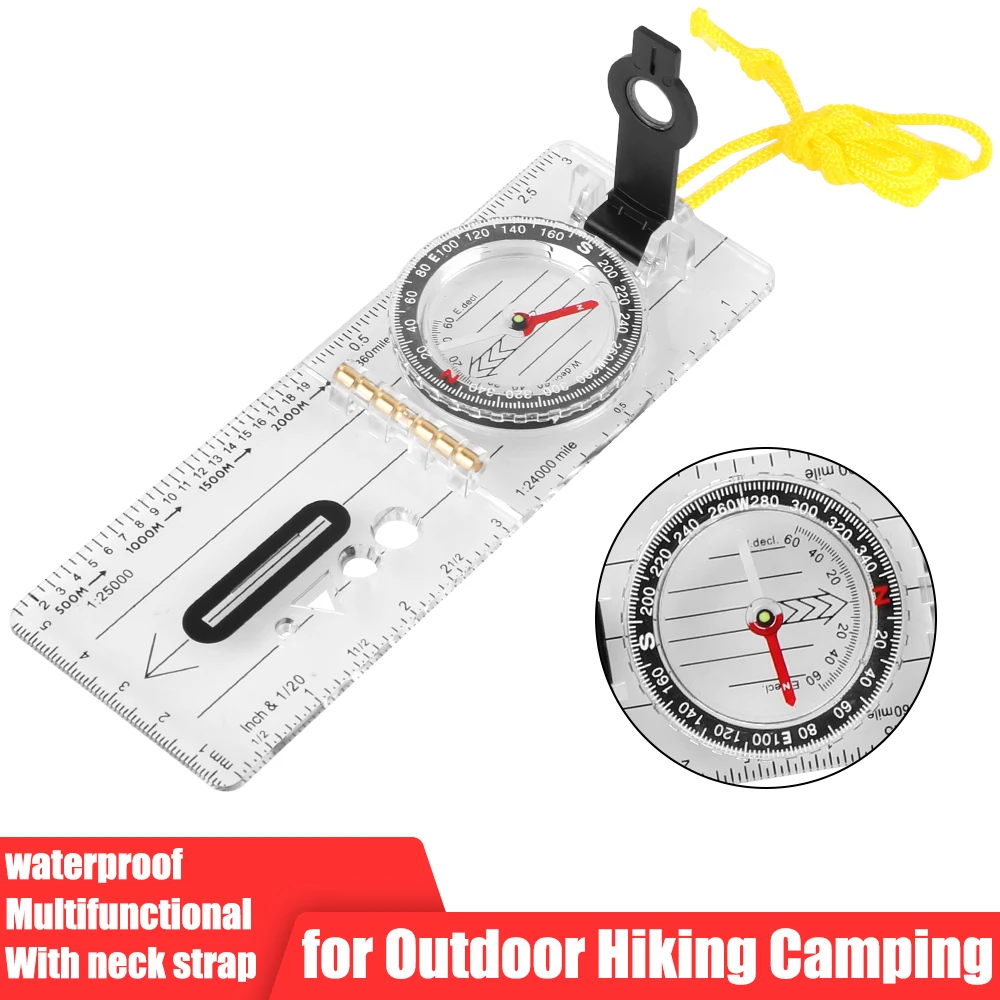 For-Outdoor-Hiking-Camping-Survival-Guiding-Tool-Compass-Map-Scale ...