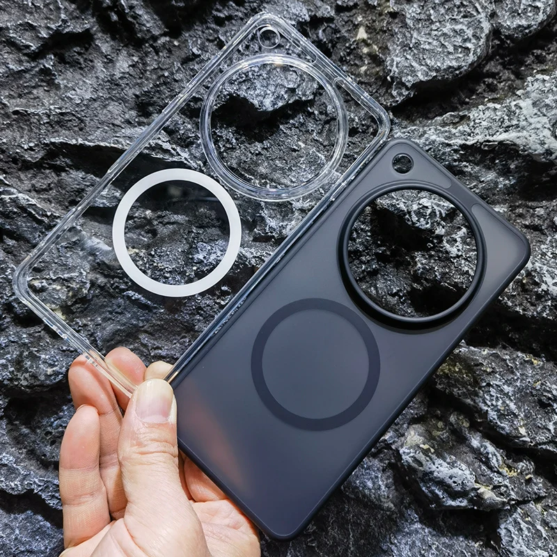 For Magsafe Clear Transparent Hard Case For OPPO Find X8 Ultra Magnets ...