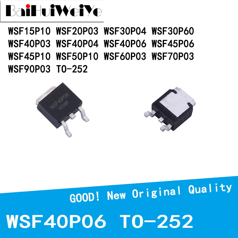 10Pc WSF15P10 WSF20P03 WSF30P04 WSF30P60 WSF40P03 WSF40P04 WSF40P06 ...