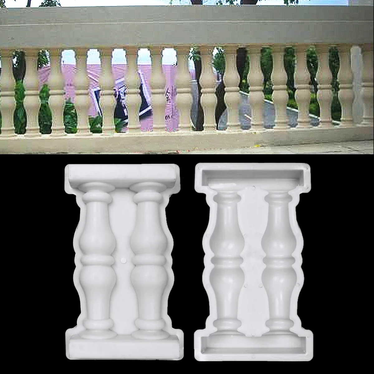1pcs-Garden-Roman-Column-Mold-Buildings-Paving-Molds-DIY-Balcony-Garden ...