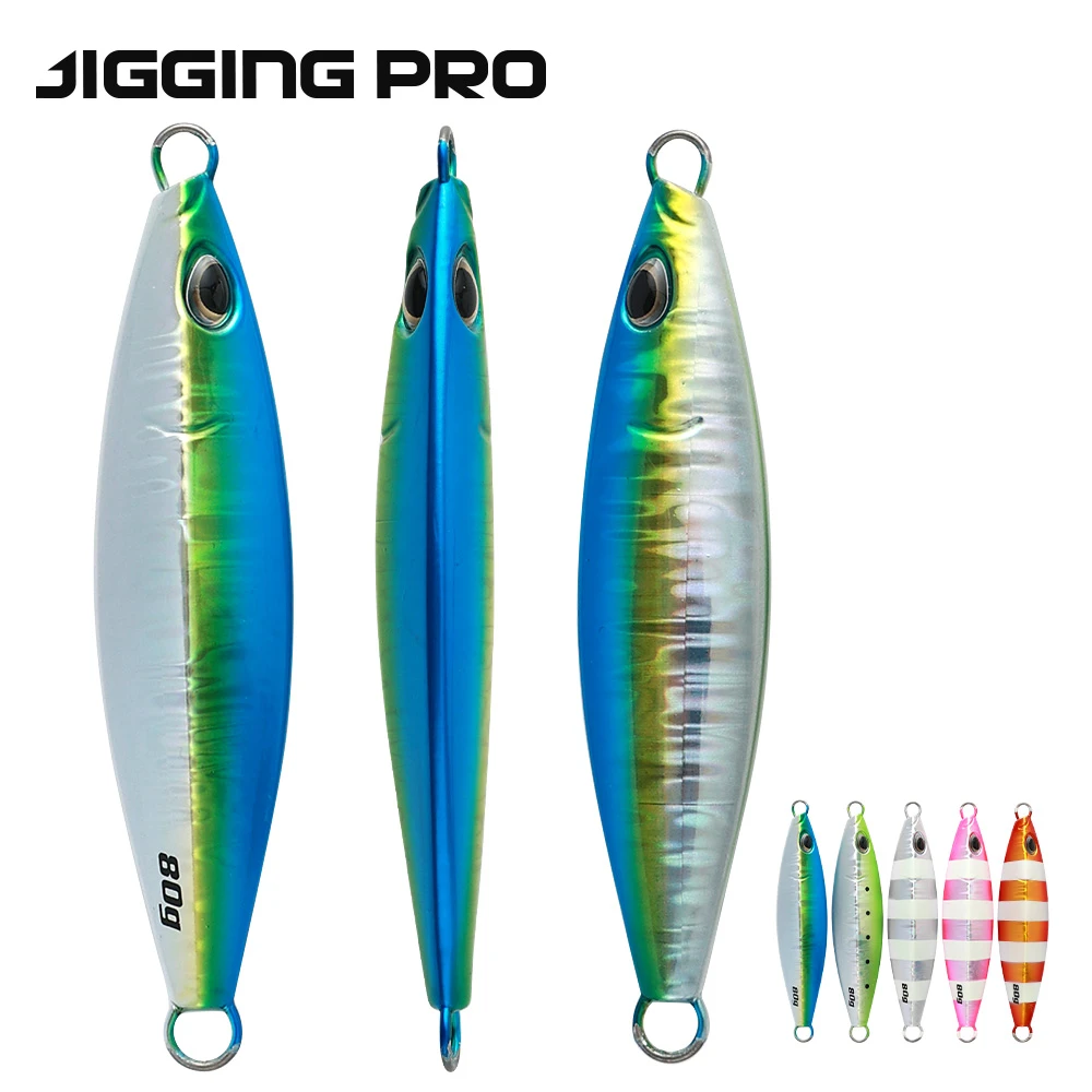 Jiggingpro 60g 80g Koika Jig Slow Fall Jigging Lure Slow Pitch Metal ...