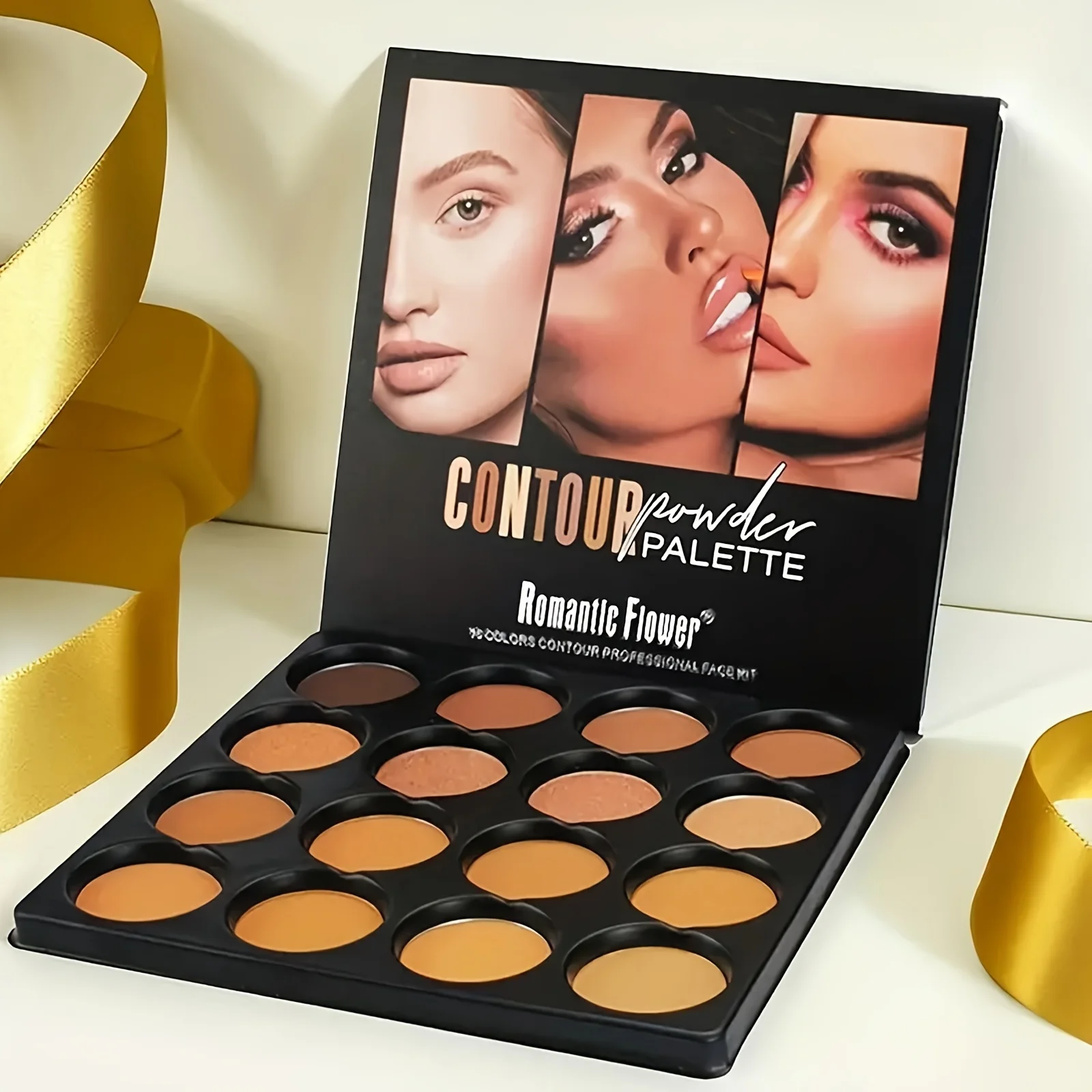 16-color-contouring-bronzer-palette-Highlight-matte-brightening ...