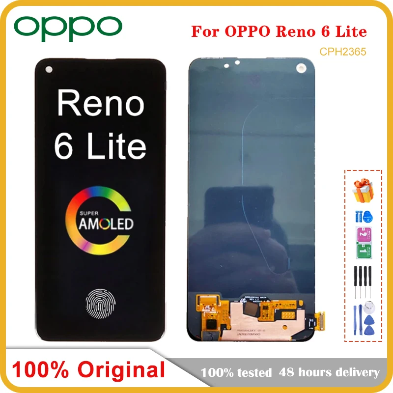 6-43-Original-Amoled-TFT-For-Oppo-Reno6-Lite-CPH2365-LCD-Display-Touch ...