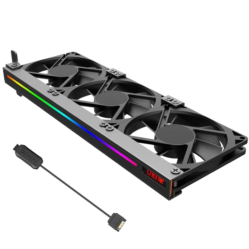 NEW-Universal-GPU-Cooling-Fan-3X90mm-ARGB-Sync-Lighting-5V-Addressable ...