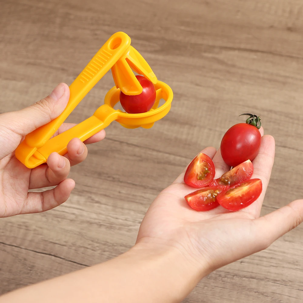 Tomato Slicer Cutter Grape Tools Cherry Kitchen Pizza Fruit Splitter ...
