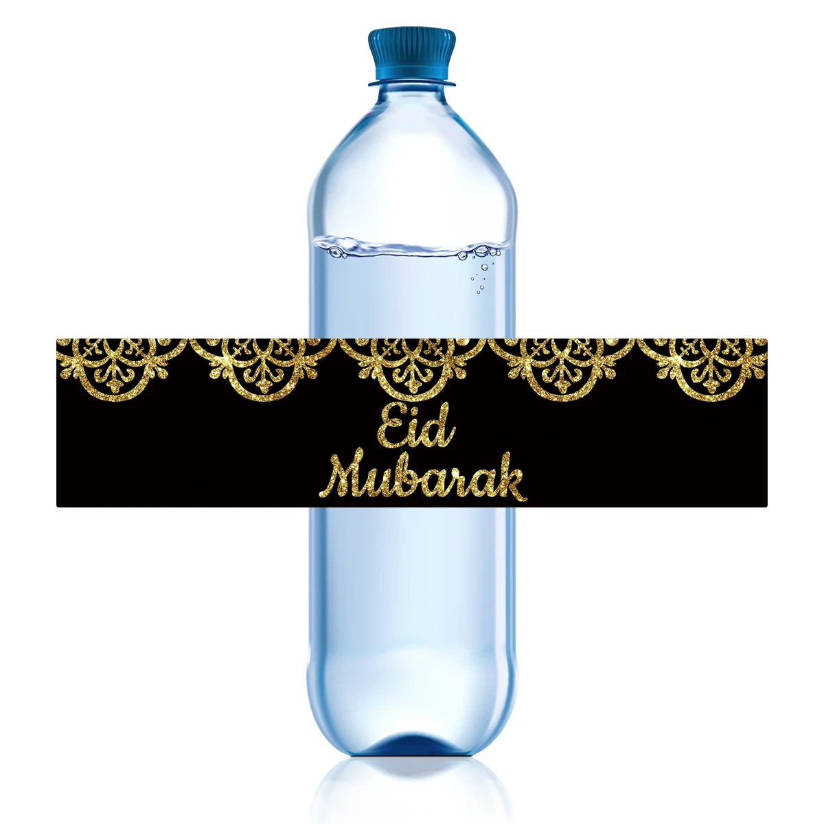 20PCS/Pack Eid Mubarak Water Bottle Labels Stickers Ramadan Kareem ...