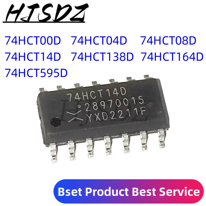 10PCS 74HCT04D sn74hc04dr SOP 74HCT04 HCT04 SOP-14 74HCT08D 74HCT14D 74hc138d 74hc164d 74hc595d ...