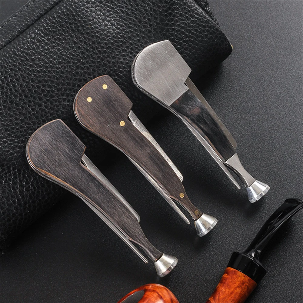 Wood-Alloy-Smoking-Pipe-Needle-Scraper-Pressure-Stick-3-in-1-Tobacco ...