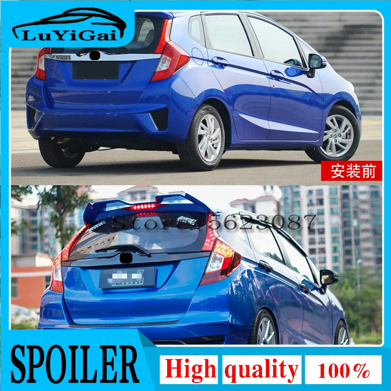 Spoiler-untuk-Honda-Jazz-Fit-Hatchback-JDM-Gk5-STYLE-ABS-Bahan-Sayap ...