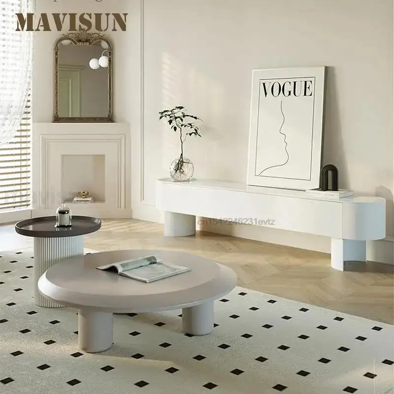 Living Room Modern Round TV Unit Design: The Smart Choice for ...