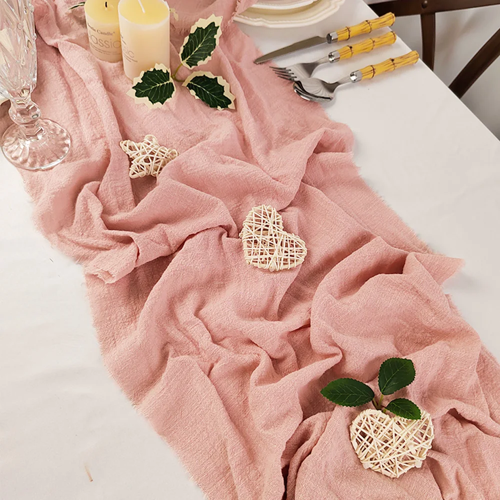 Retro-Burrs-Dinner-Table-Runner-Strap-Cheese-Cloth-Cotton-Fabric-Raw ...