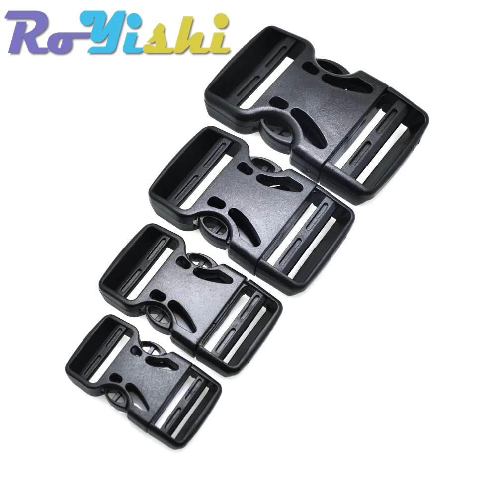 Plastic-Dual-Adjustable-Buckle-For-Backpack-Straps-Luggage-Outdoor ...