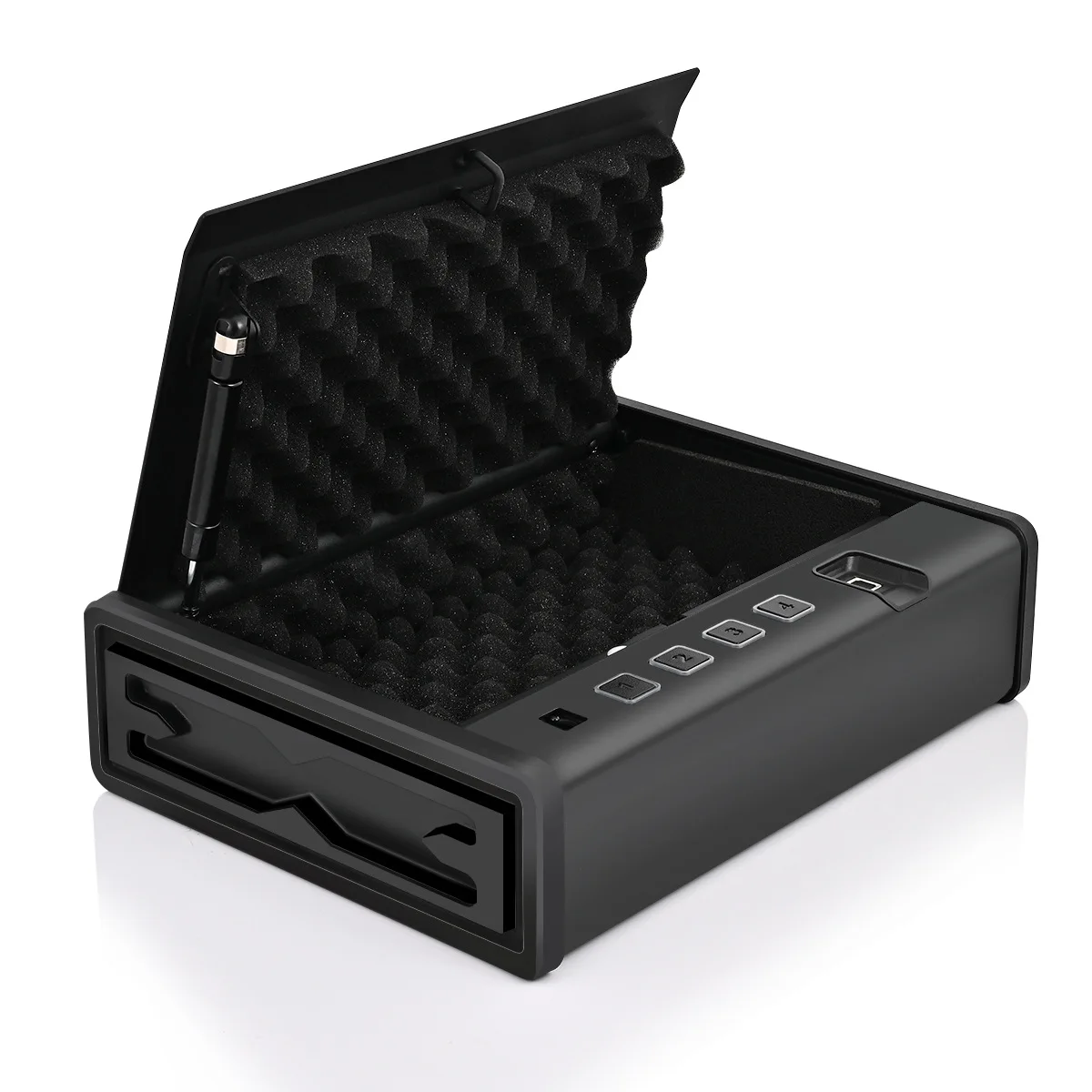 Gun-Safe-Box-Hidden-Portable-Hand-Gun-Safe-Fingerprint-Biometric-Gun ...