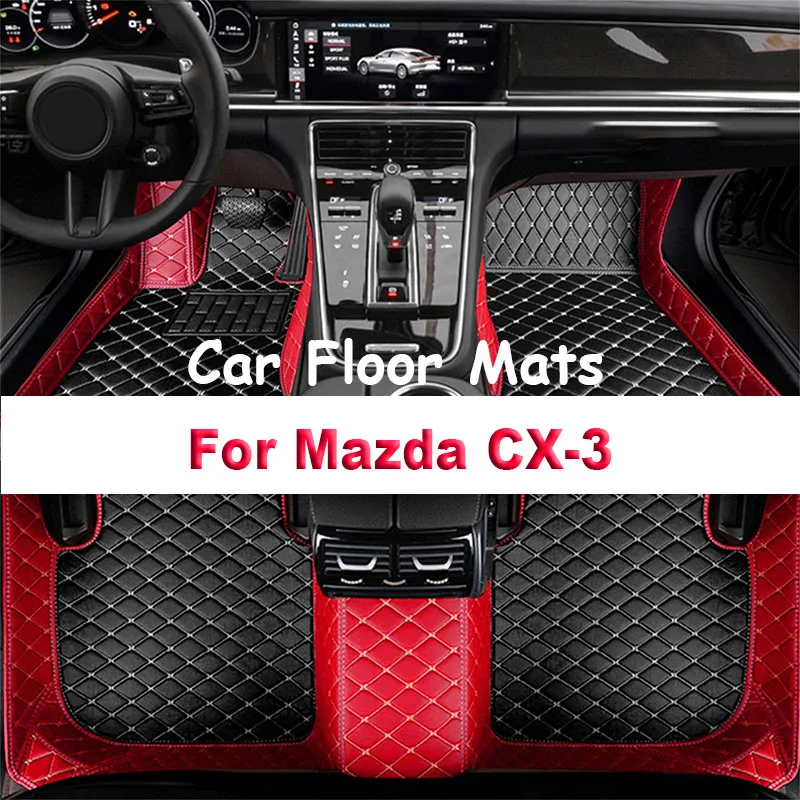 Car-Floor-Mats-For-Mazda-CX-3-CX3-DK-2016-2022-Leather-Luxury-Mat ...